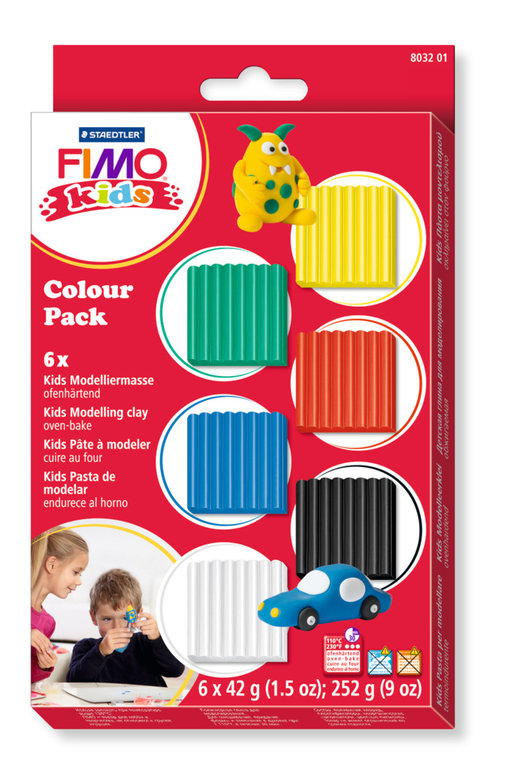 FIMO Klei Kleurensets | Sets 6 verschillende kleuren